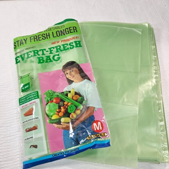 As Seen On TV | Kitchen | Vintage Evertfresh Produce Green Bags 4 Total ...